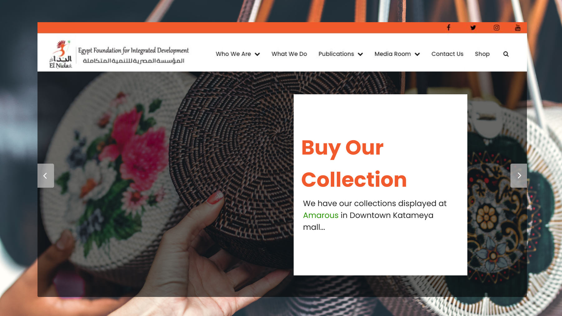 El Nidaa’ website development | Code95